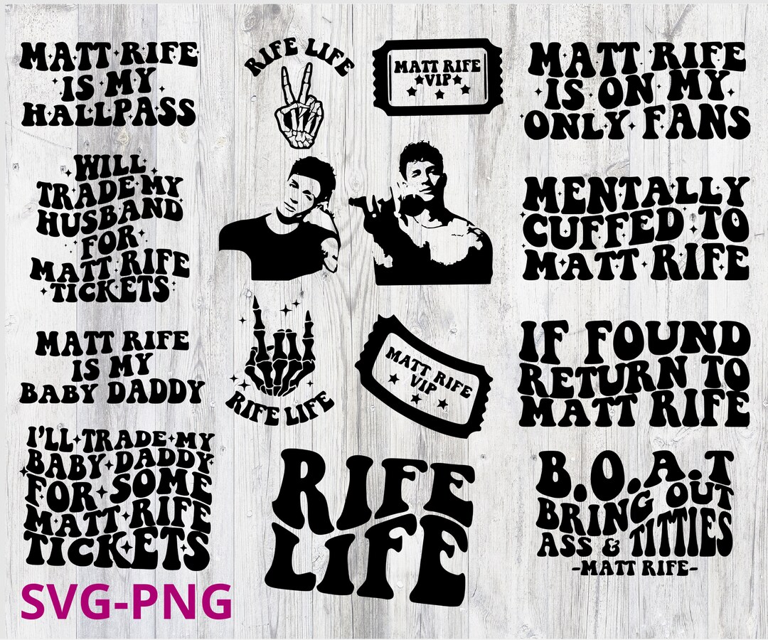 Matt Rife Bundle Matt Rife Svg Png Matt Rife Shirt Funny - Etsy