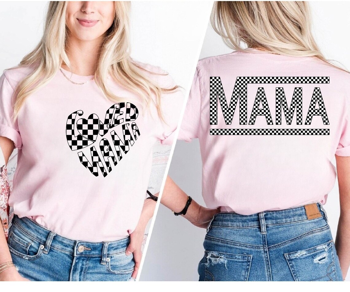 Checkered Mama Png Mama Shirt Designs Mama Png Mama - Etsy