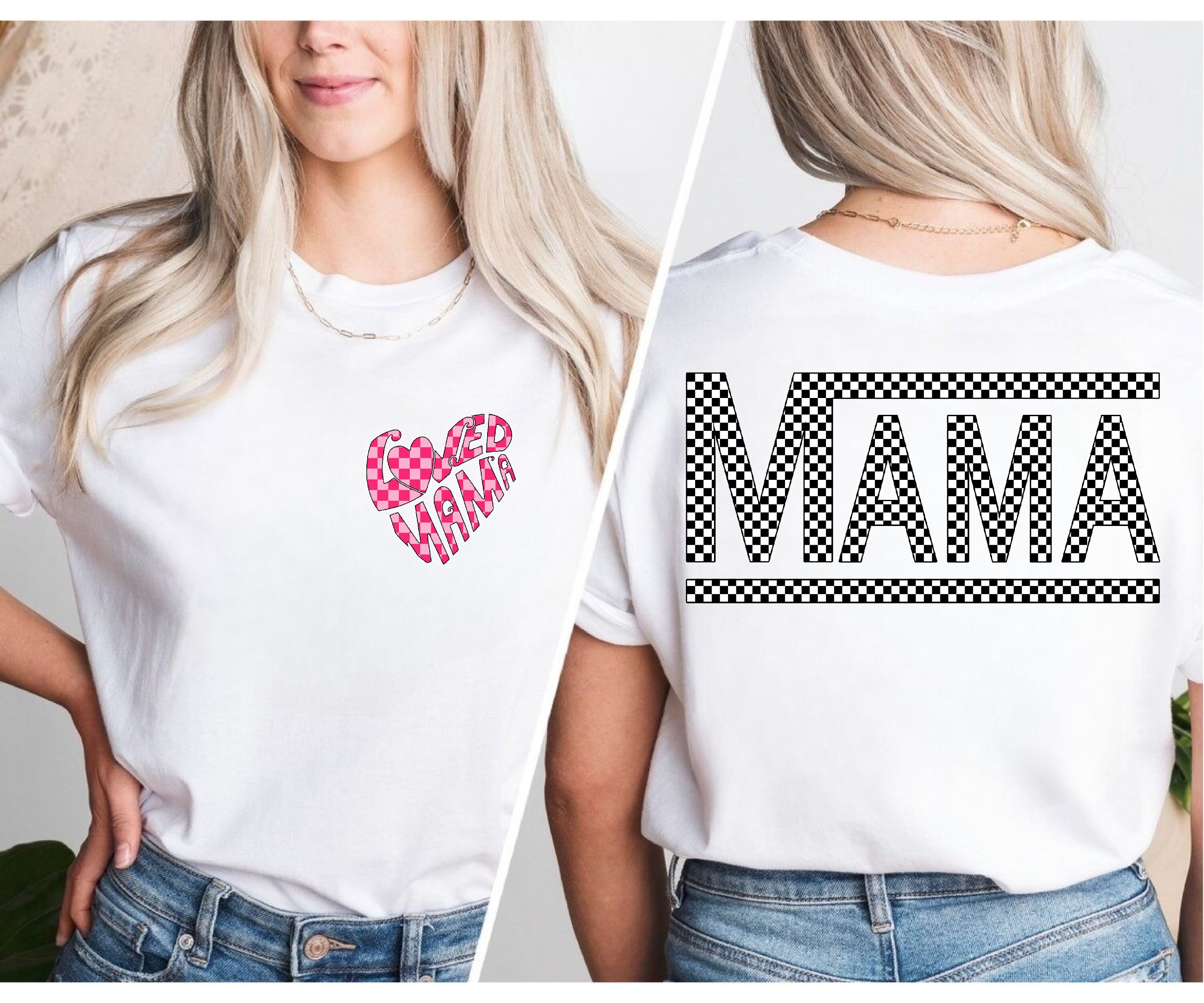 Checkered Mama Png Mama Shirt Designs Mama Png Mama - Etsy