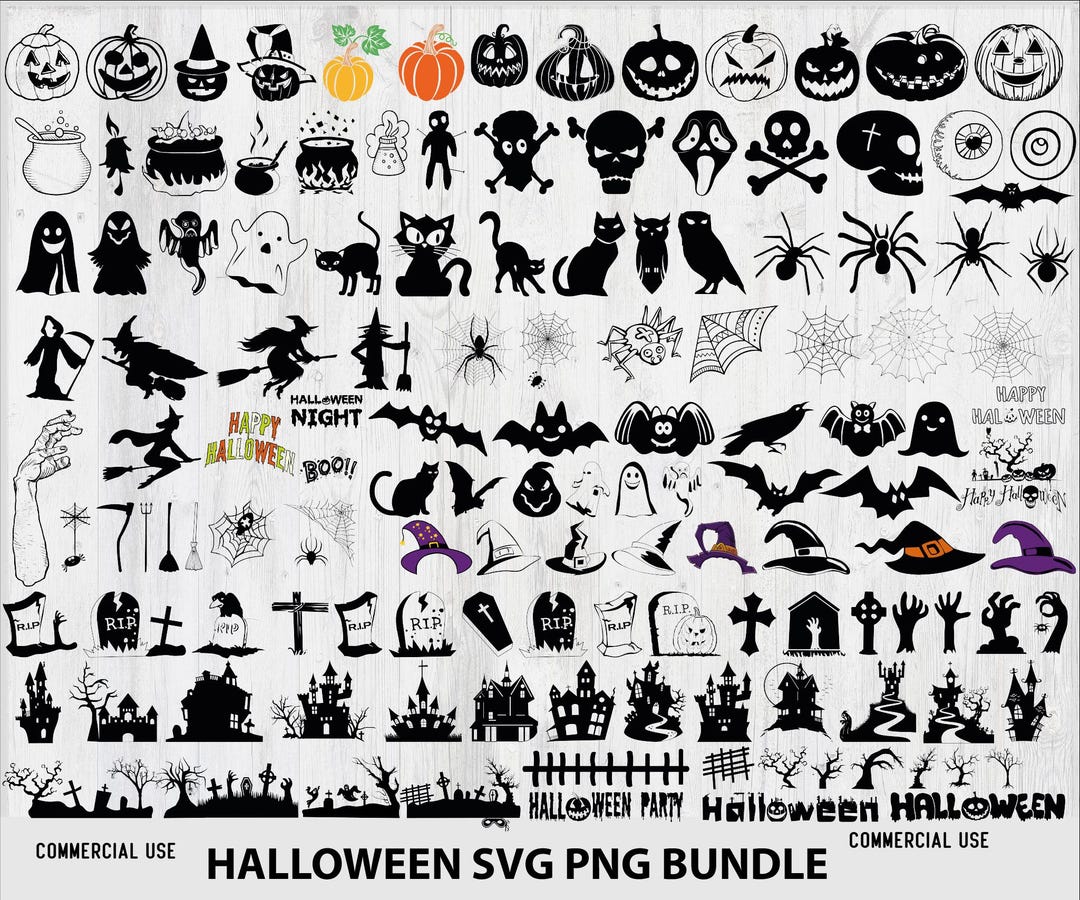 HALLOWEEN SVG Bundle, Halloween Svg, Halloween Svg Cut Files, HALLOWEEN ...