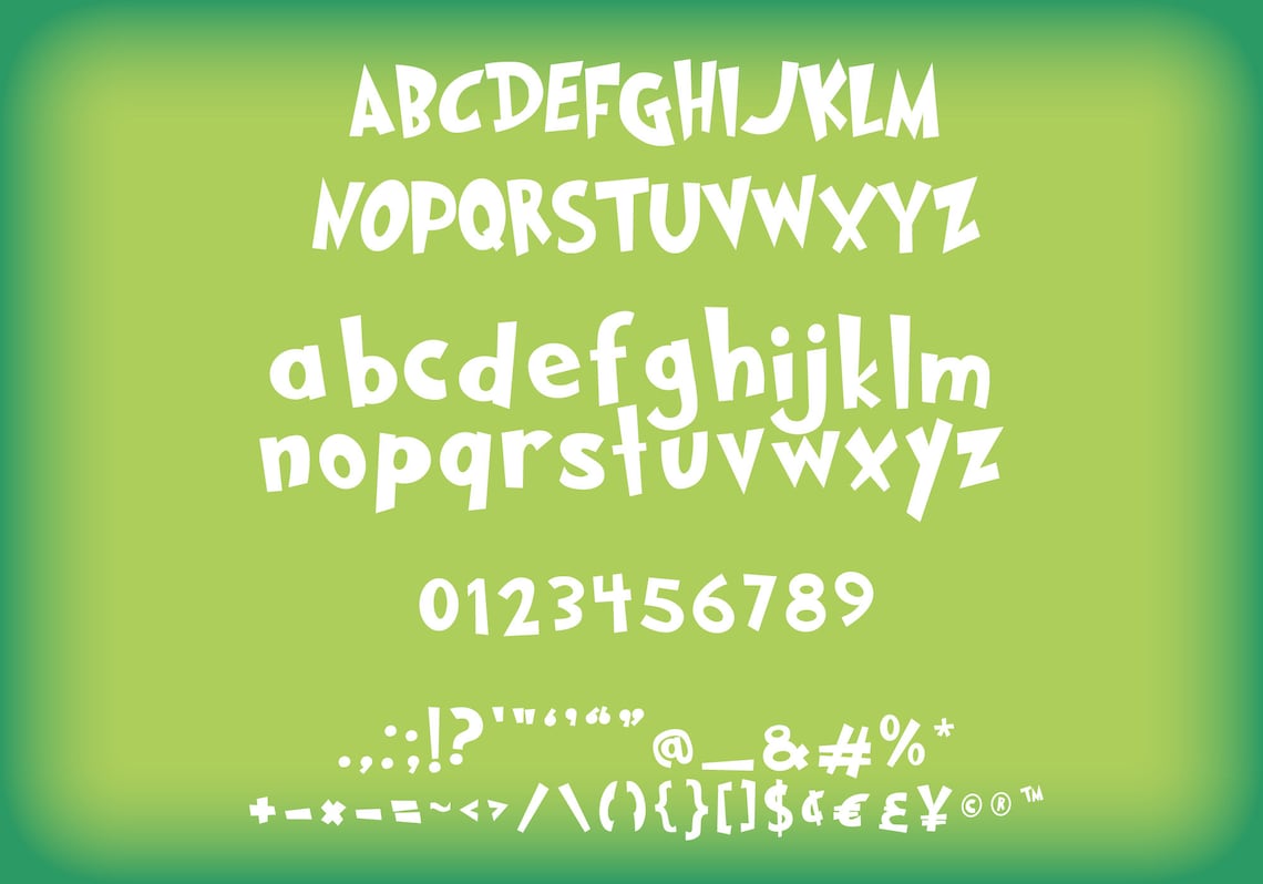 Grouch Font OTF and SVG - Etsy