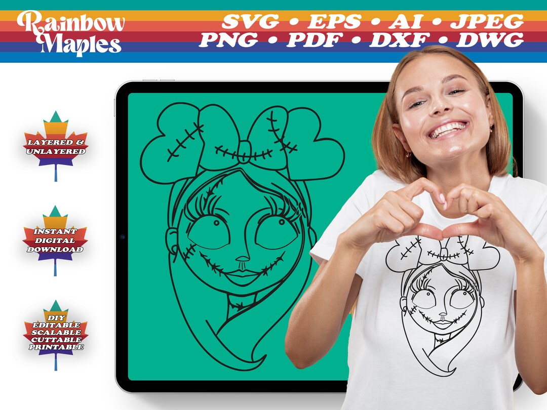 Corpse Bride Vector High Resolution SVG - Etsy