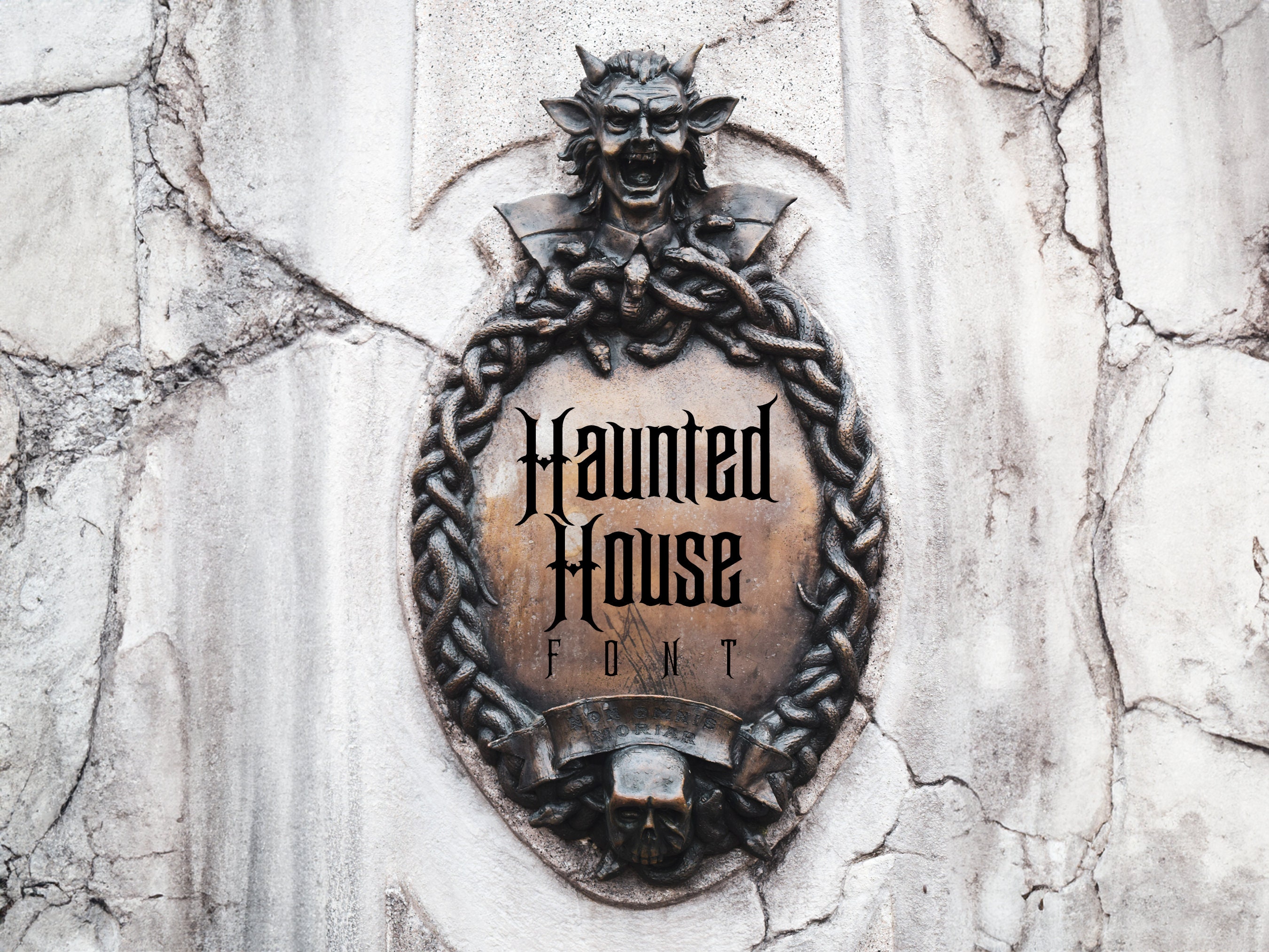 Haunted House Font OTF - Etsy