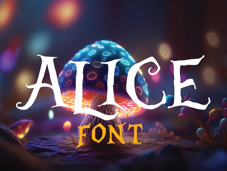 Alice Font OTF & SVG - Etsy