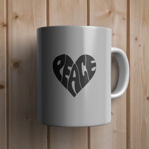 Peace Vector SVG File for Cricut Digital Download - Peace Vector Cut ...