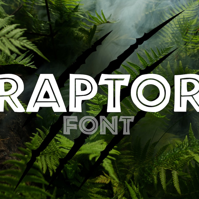 Jurassic Park Font - Etsy