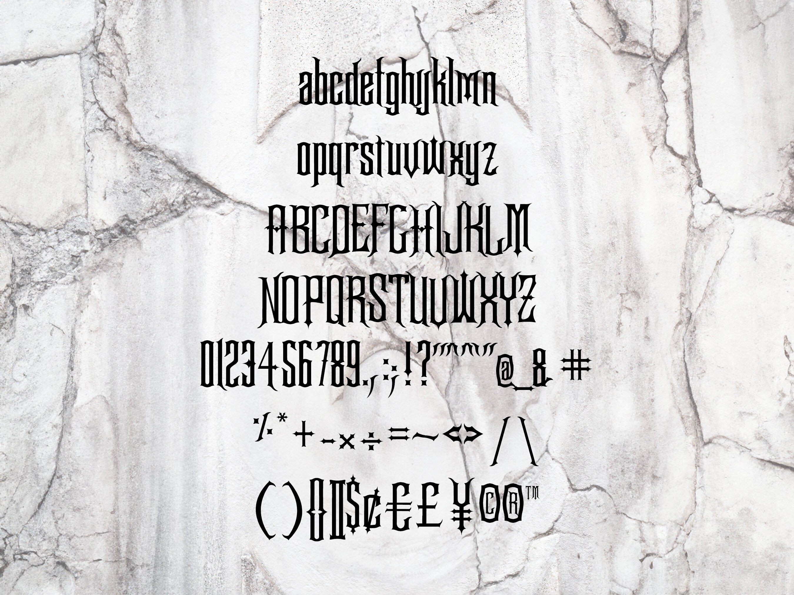 Haunted House Font OTF - Etsy