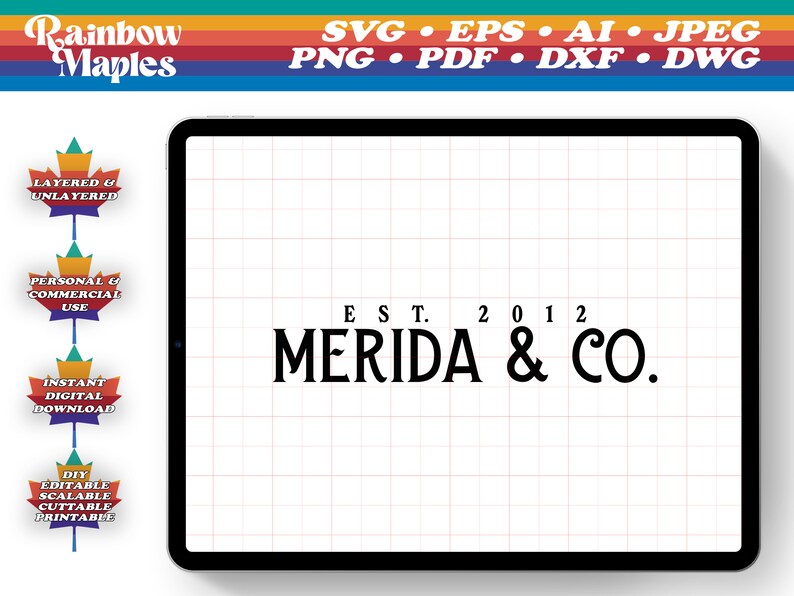 Merida & Co Vector SVG File for Cricut Digital Download Vector Cut ...