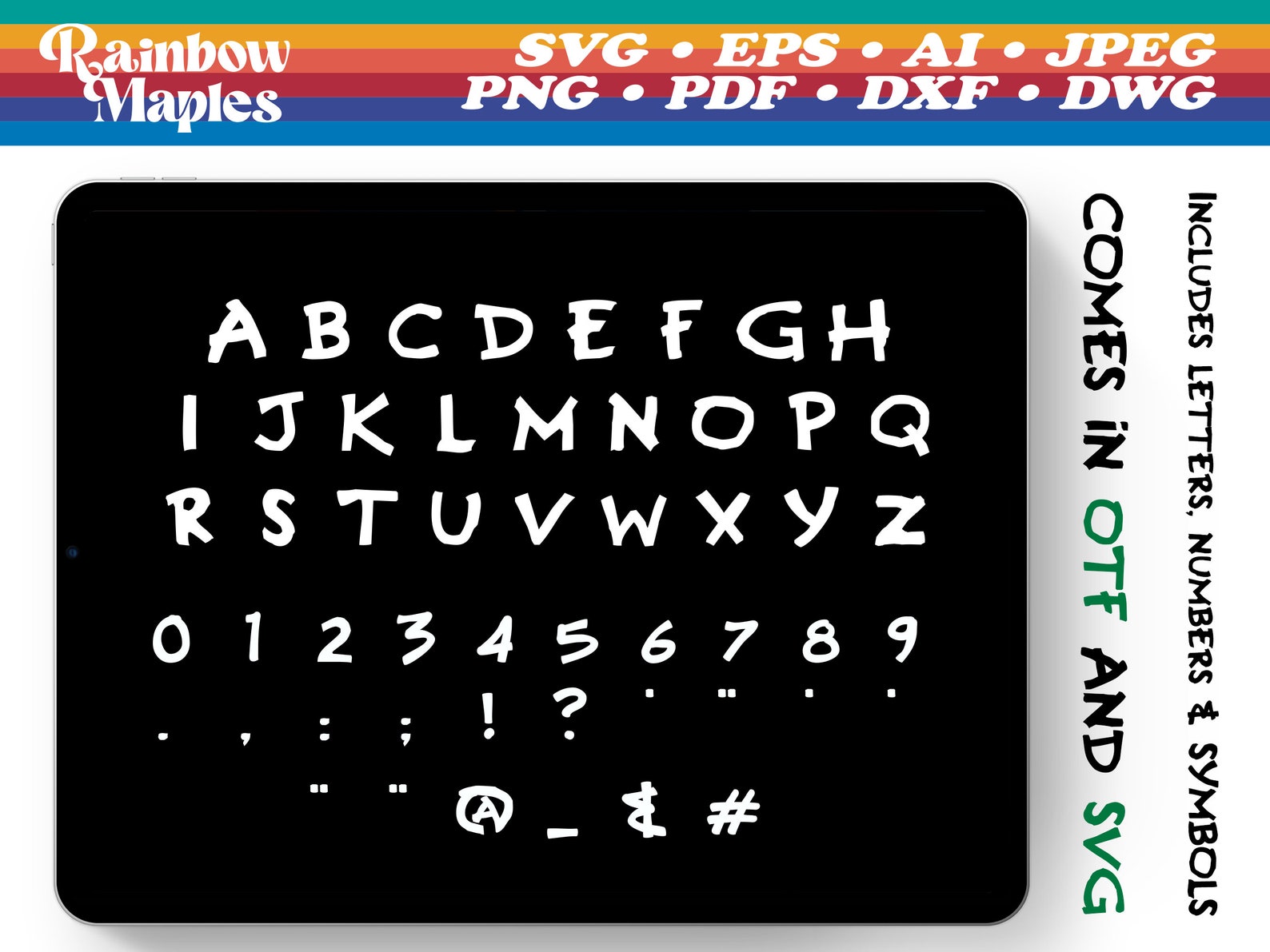 Gremlins Font in OTF and SVG - Etsy