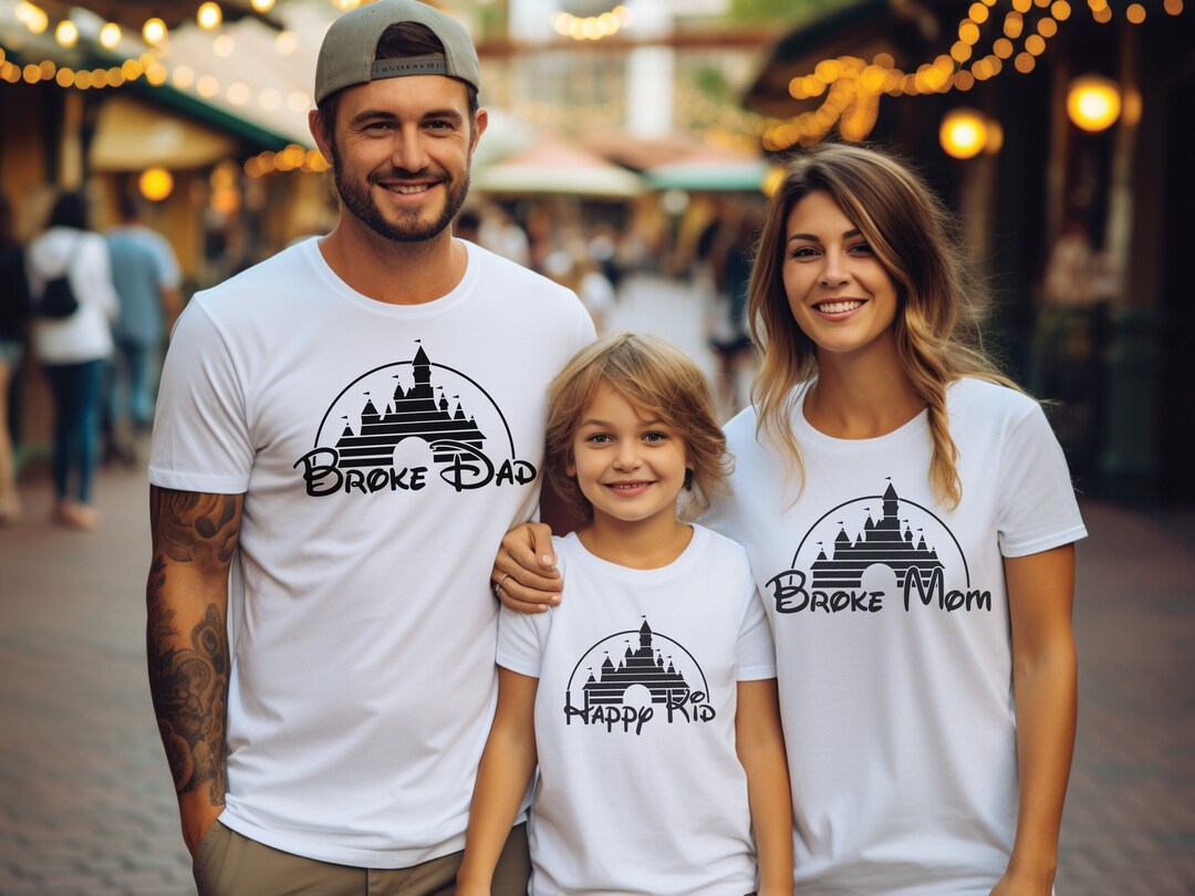 Broke Dad, Broke Mom, Happy Kid Vacation SVG and Walt Font - Etsy