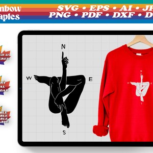 Inner Compass SVG File for Cricut Digital Download - Inner Compass ...