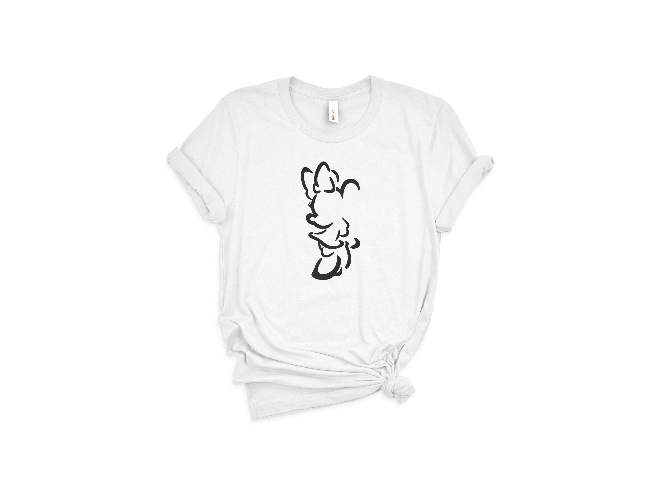 Minnie Shadow Vector SVG File for Cricut Digital Download - Vector Cut ...