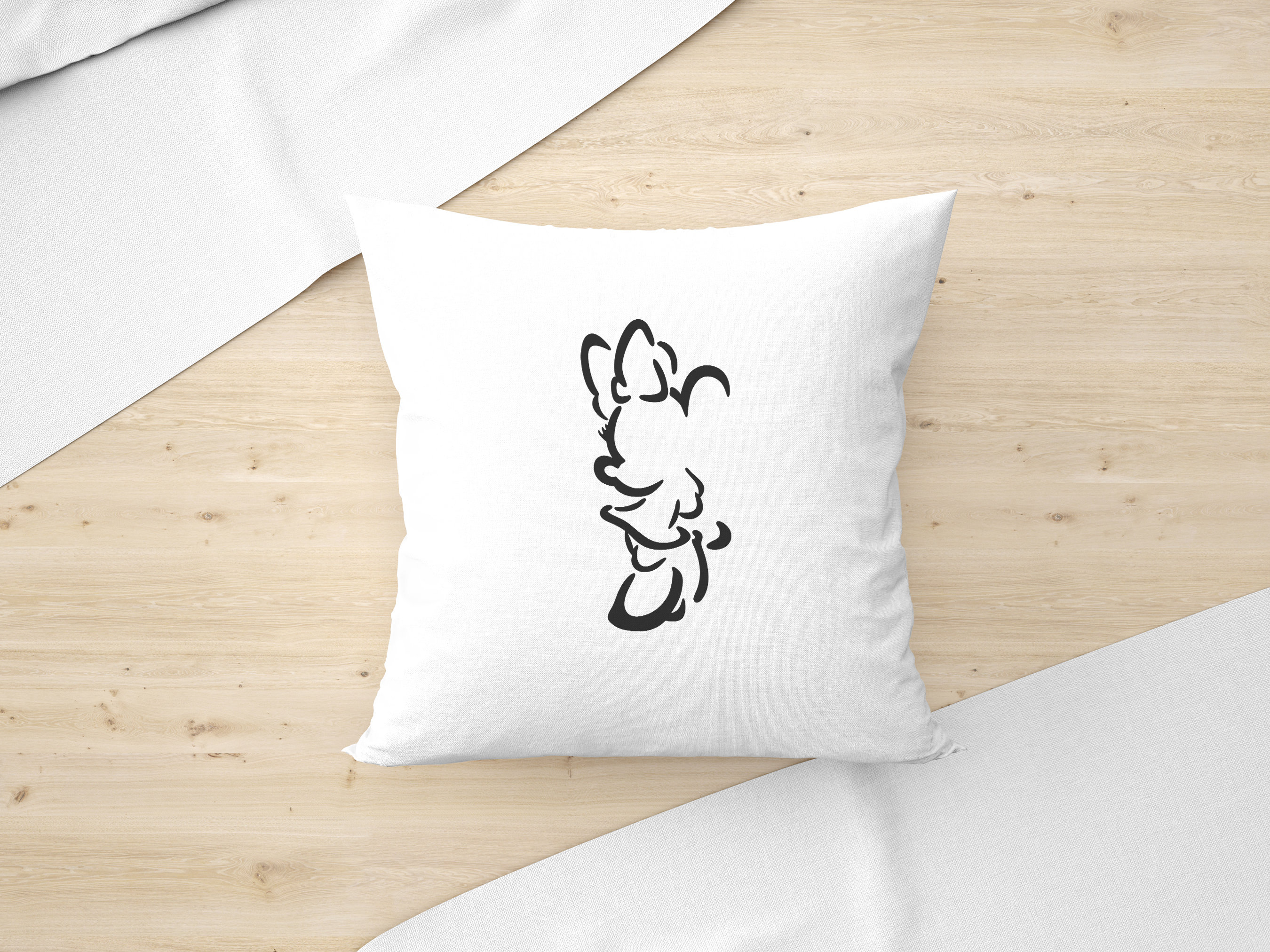 Minnie Shadow Vector SVG File for Cricut Digital Download - Vector Cut ...