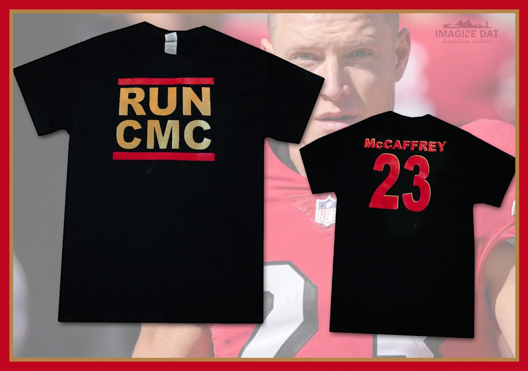 Christian Mccaffrey 'RUN CMC' Black Tee (unisex) - Etsy