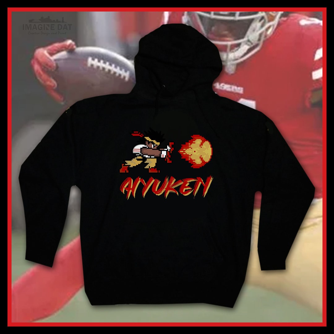 Brandon Aiyuk 'AIYUKEN' DTF Black Hoodie 1 unisex - Etsy