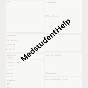 Pediatric History and Physical Template - Etsy
