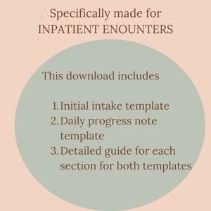 Inpatient History and Physical Template - Etsy