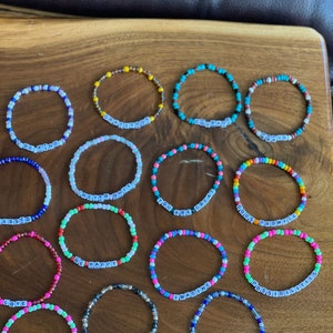 Friendship Bracelets With Encouraging Words! Customizable! - Etsy