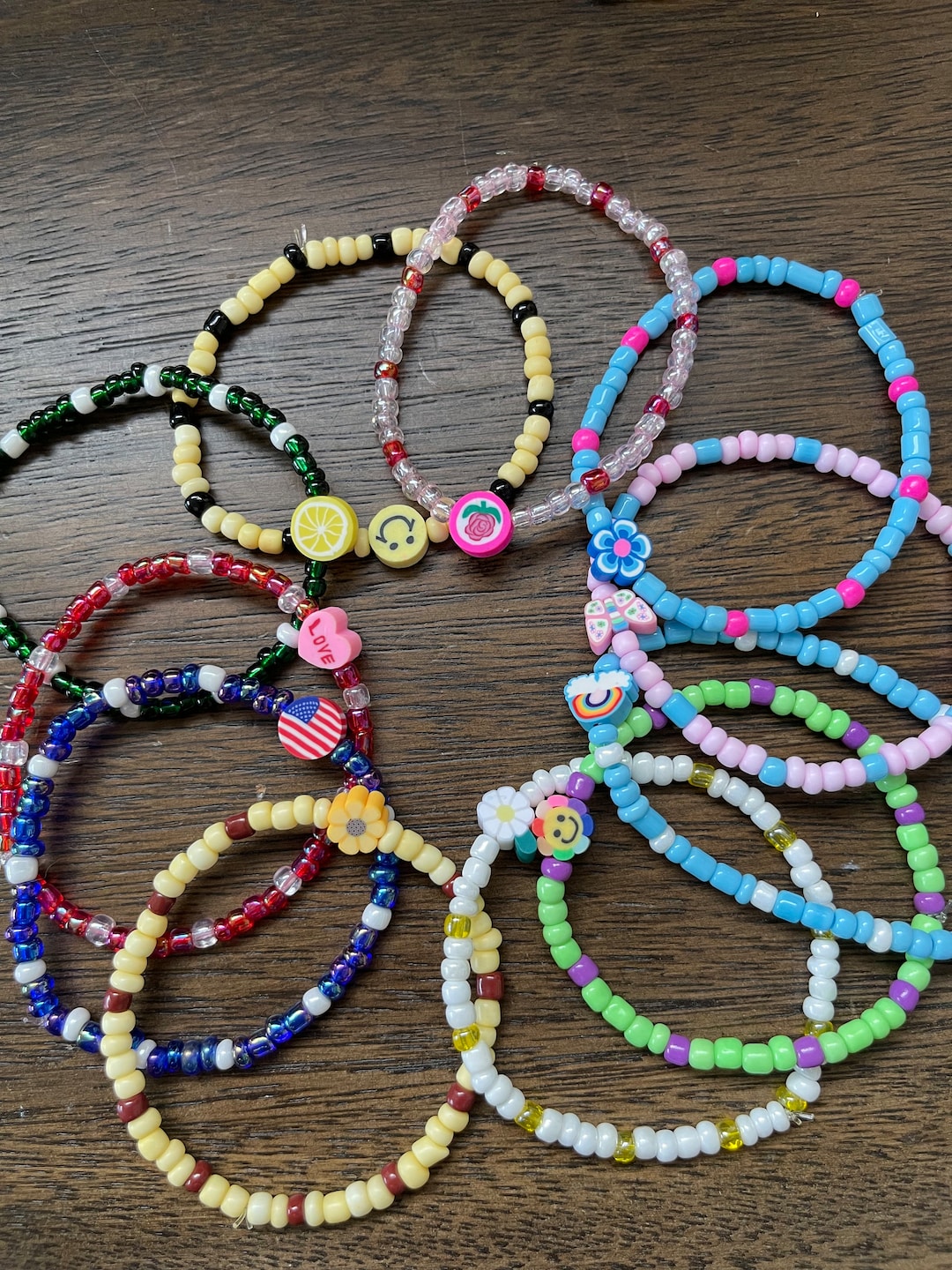 Seed Bead Friendship Bracelets/gifts/superhero/holiday, Collect Them ...