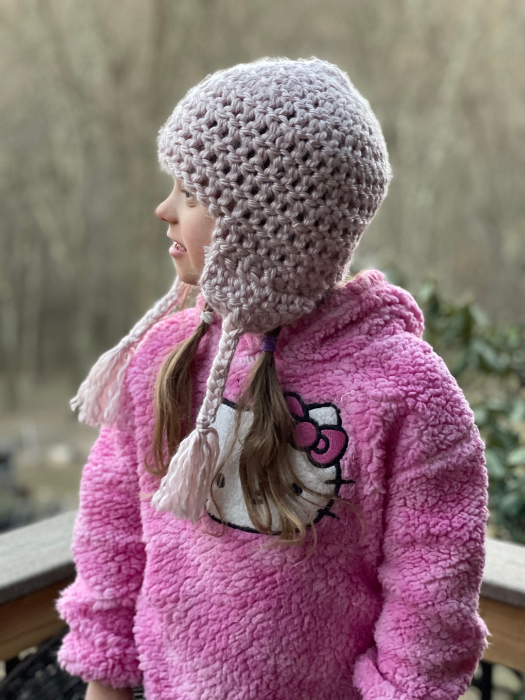 Adorable Crocheted Childs Cozy Warm Hat, Perfect for Chilly Days - Etsy
