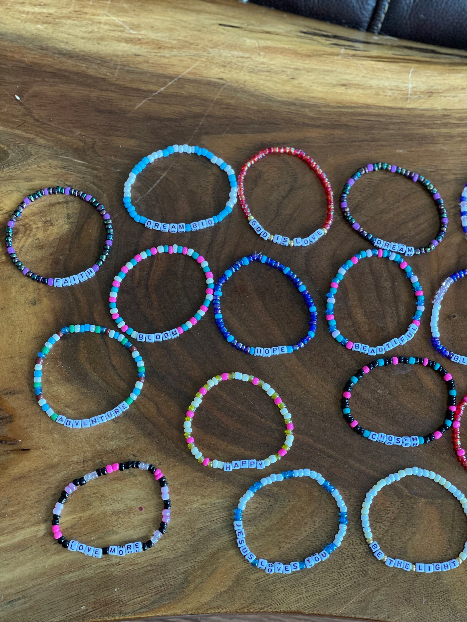 Friendship Bracelets With Encouraging Words! Customizable! - Etsy