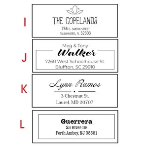 Custom Personalized Return Address Labels, Envelope Stickers, Return ...