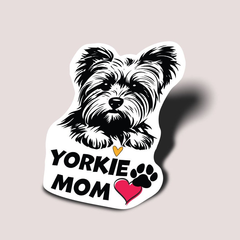 Yorkie Decal for Car - Etsy