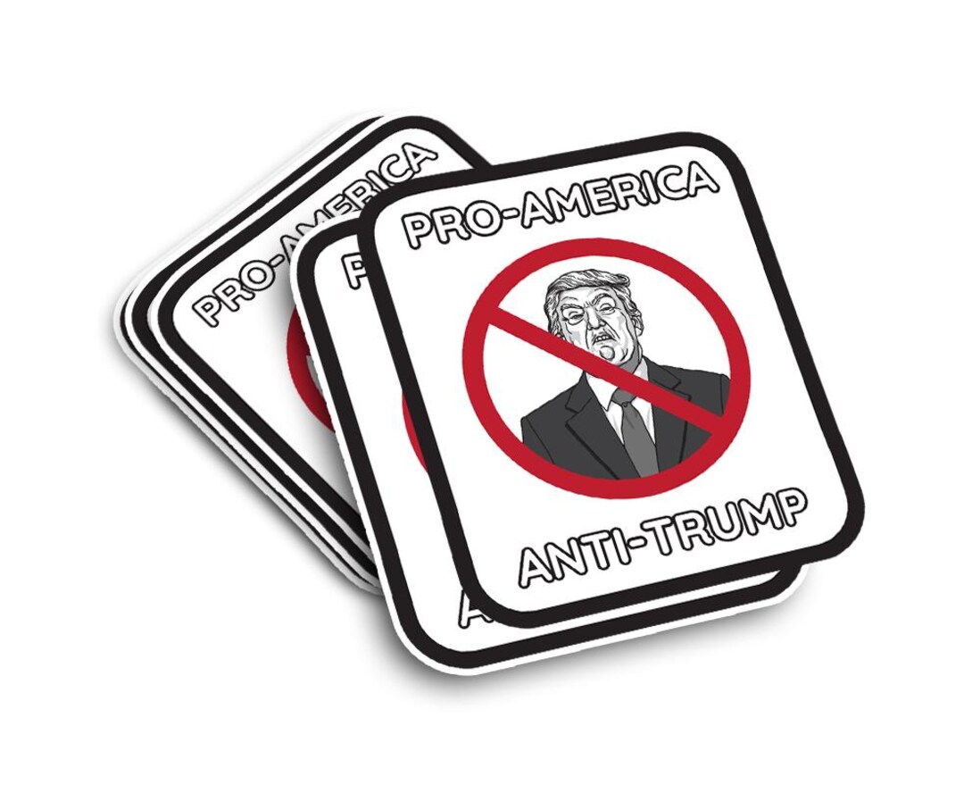 Pro America, Anti-trump Felon Sticker | Decal Vinyl for Water Bottle ...