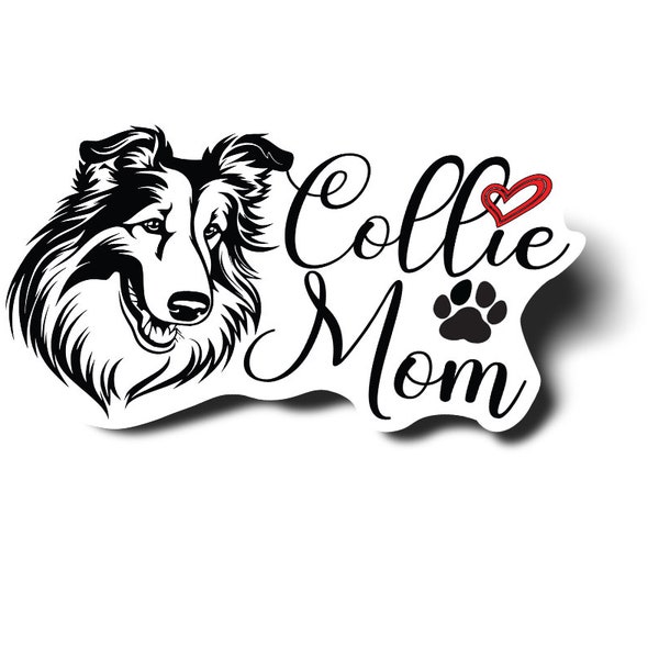 Collie Rough Stickers - Etsy