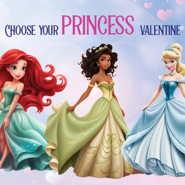 Princess Valentines - Etsy