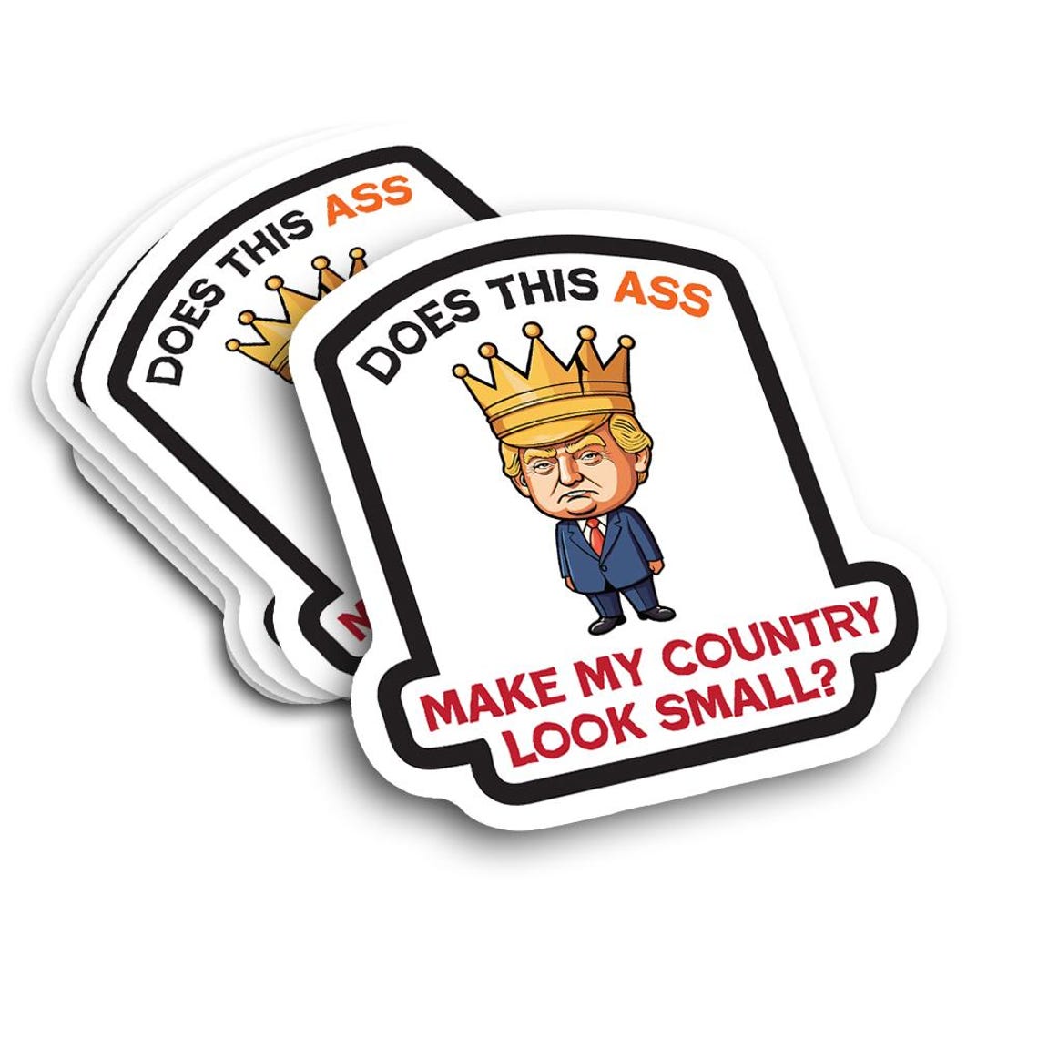 Anti-trump Sticker: Funny Political Decal for Laptop, Car, Water Bottle ...