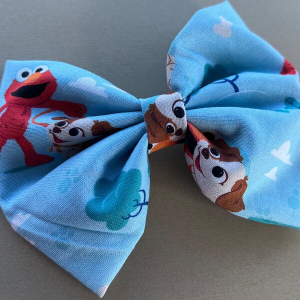 Elmo Hair Bow - Etsy