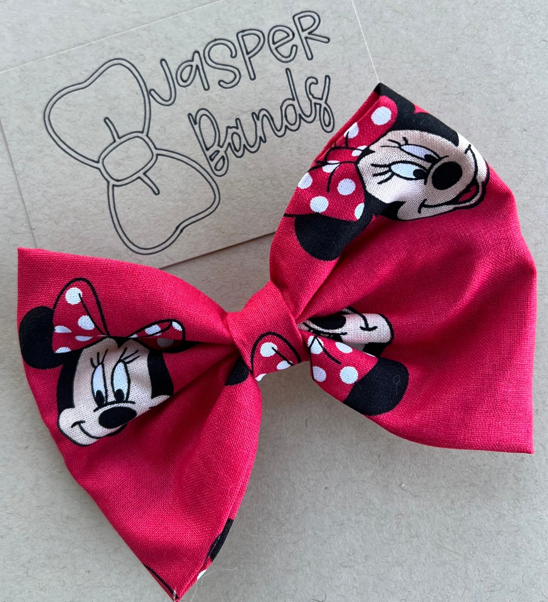 Minnie Mouse Hair Bows - Etsy