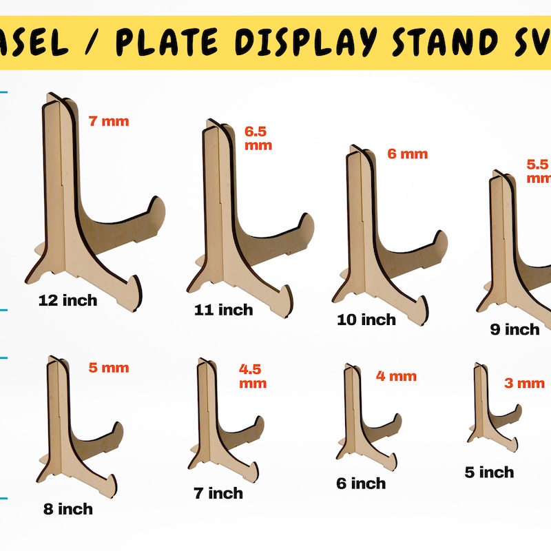 Wooden Easel for Plate - Etsy