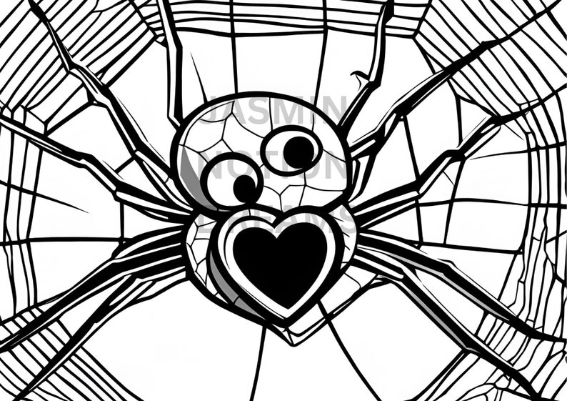 12 Cute Spider Coloring Pages Cute Spider Coloring Page Printable ...