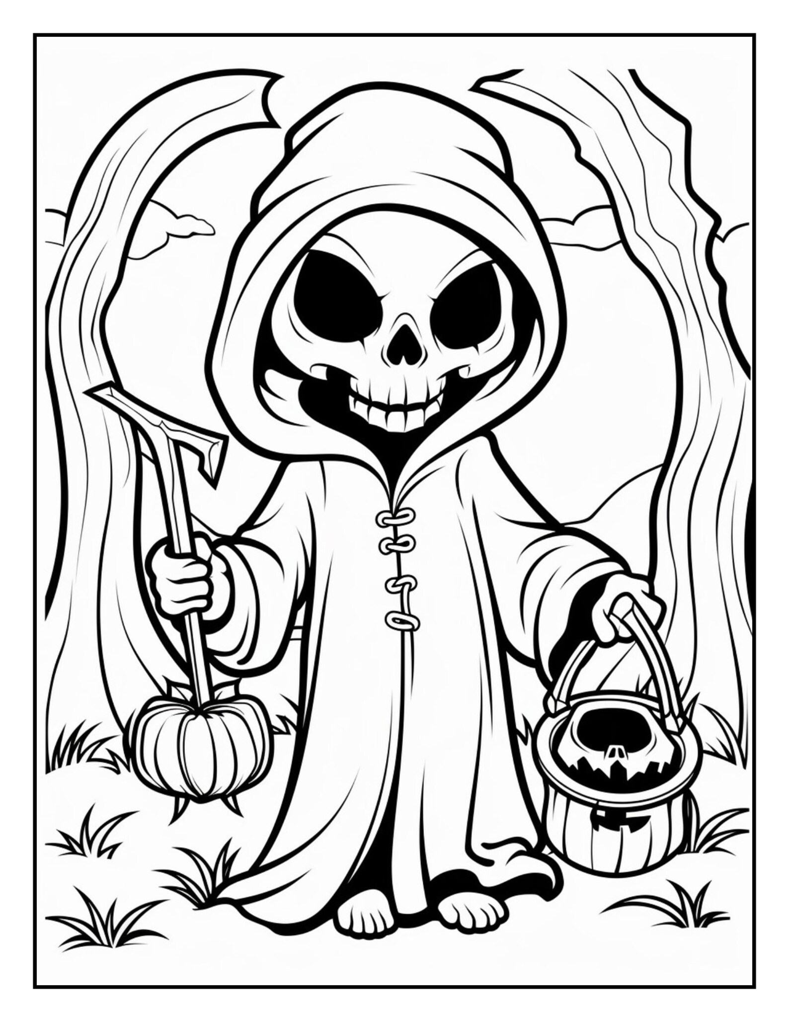 10 Halloween Kids Coloring Pages Halloween Kids Coloring Page Printable ...