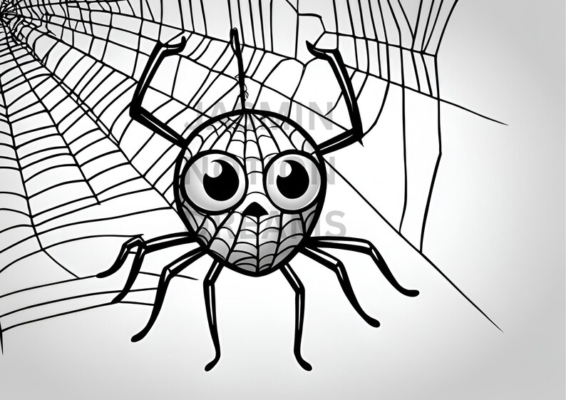 12 Cute Spider Coloring Pages Cute Spider Coloring Page Printable ...