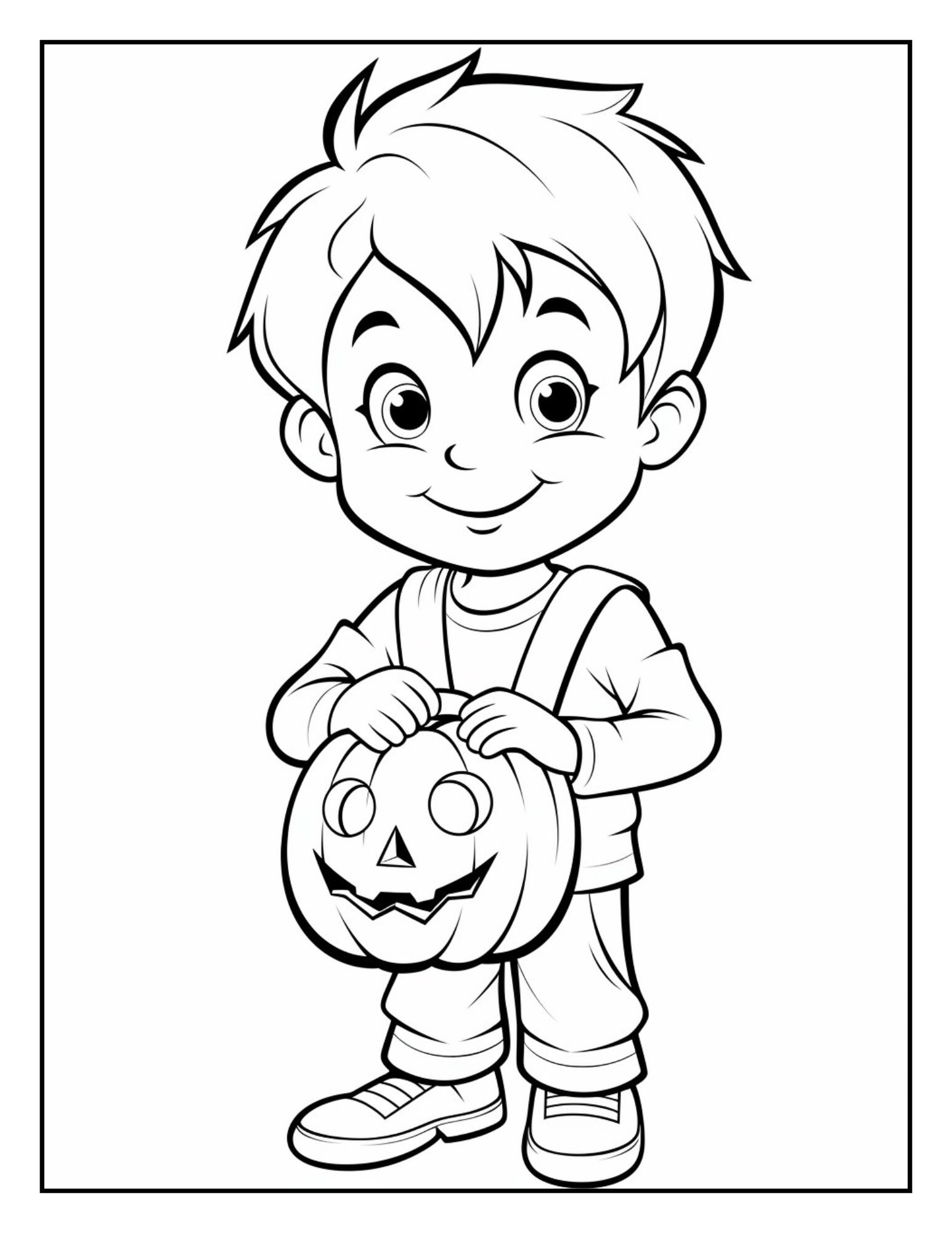 10 Halloween Kids Coloring Pages Halloween Kids Coloring Page Printable ...