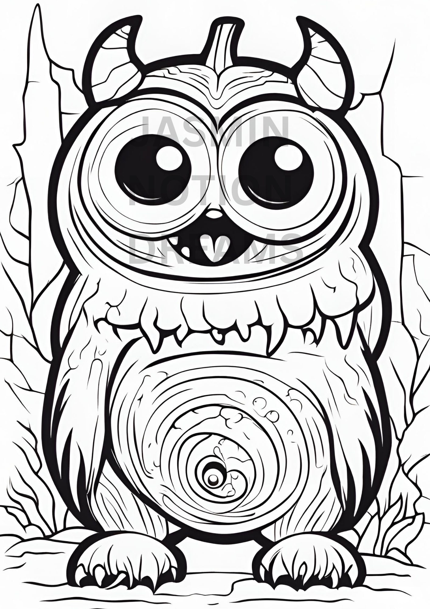 12 Cute Monster Coloring Pages Cute Monster Coloring Page Printable ...