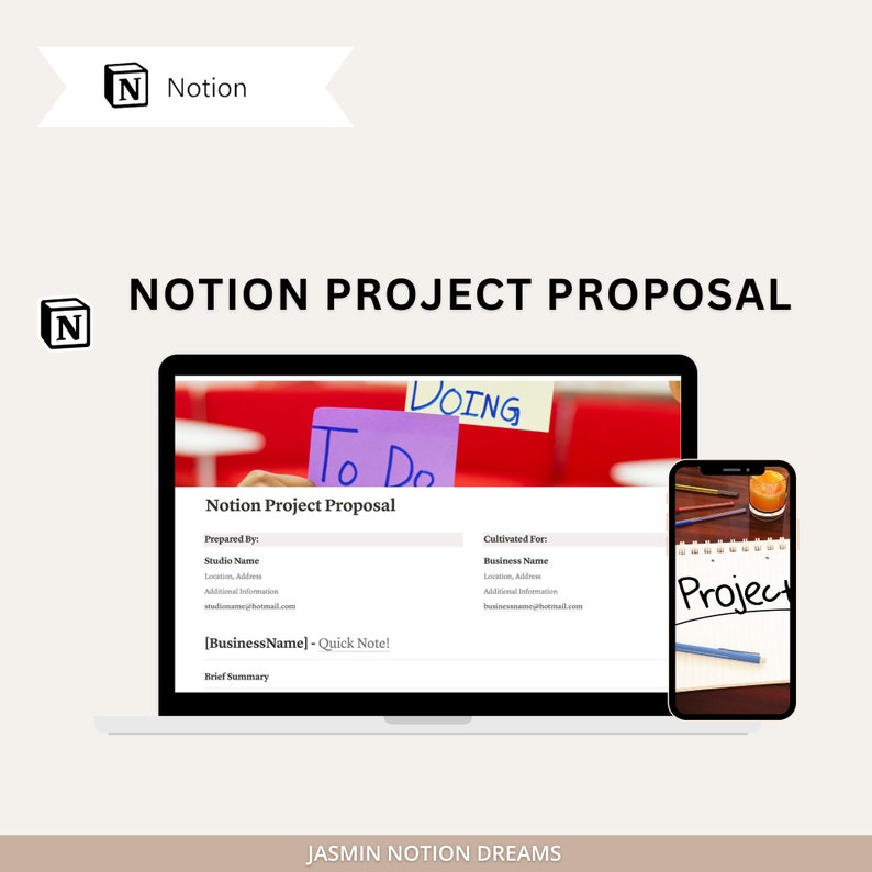 Notion Project Proposal Business Proposal Proposal Template Notion ...