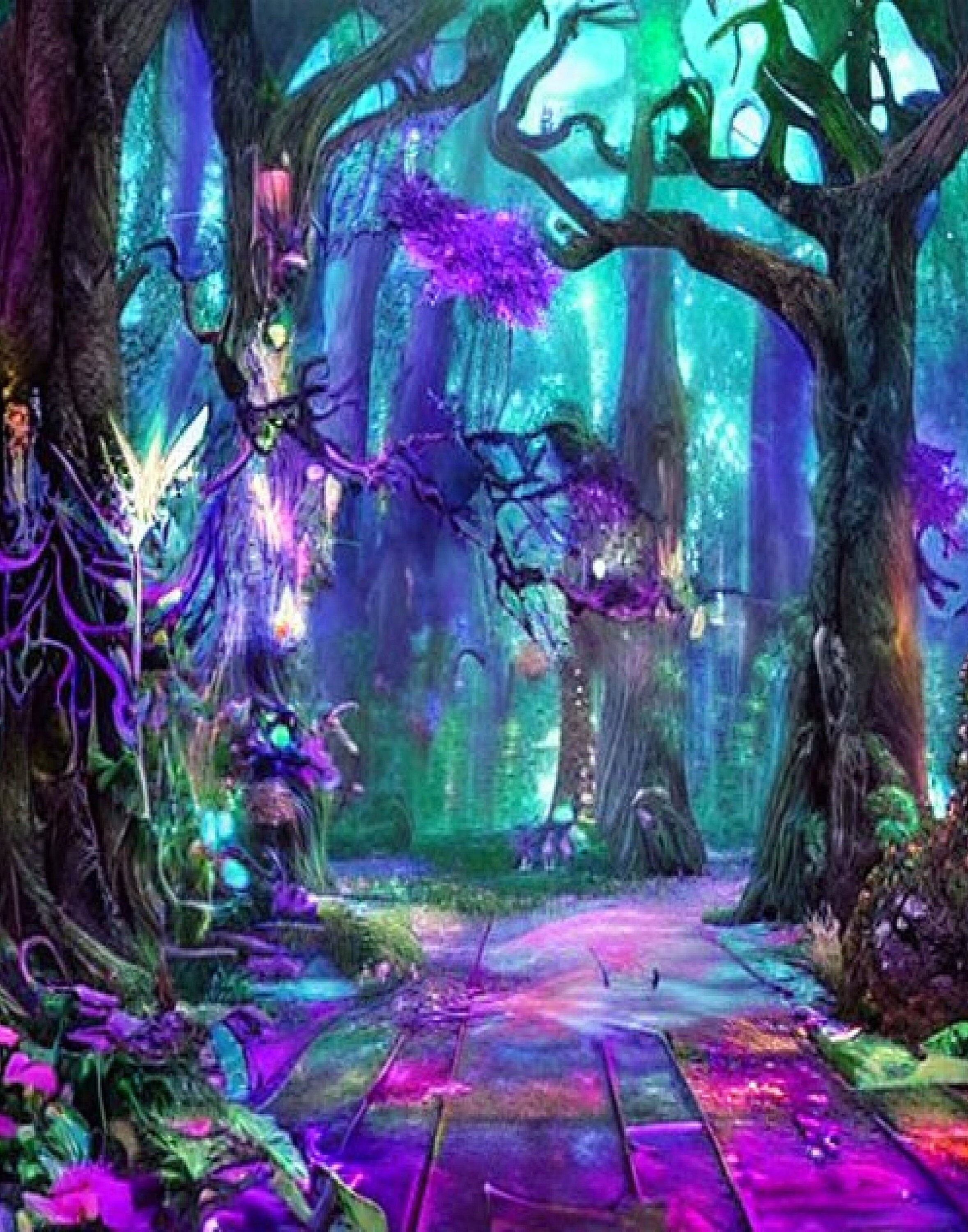 Enchanted Forest Wall Art ORIGINAL Instant Digital Download - Etsy