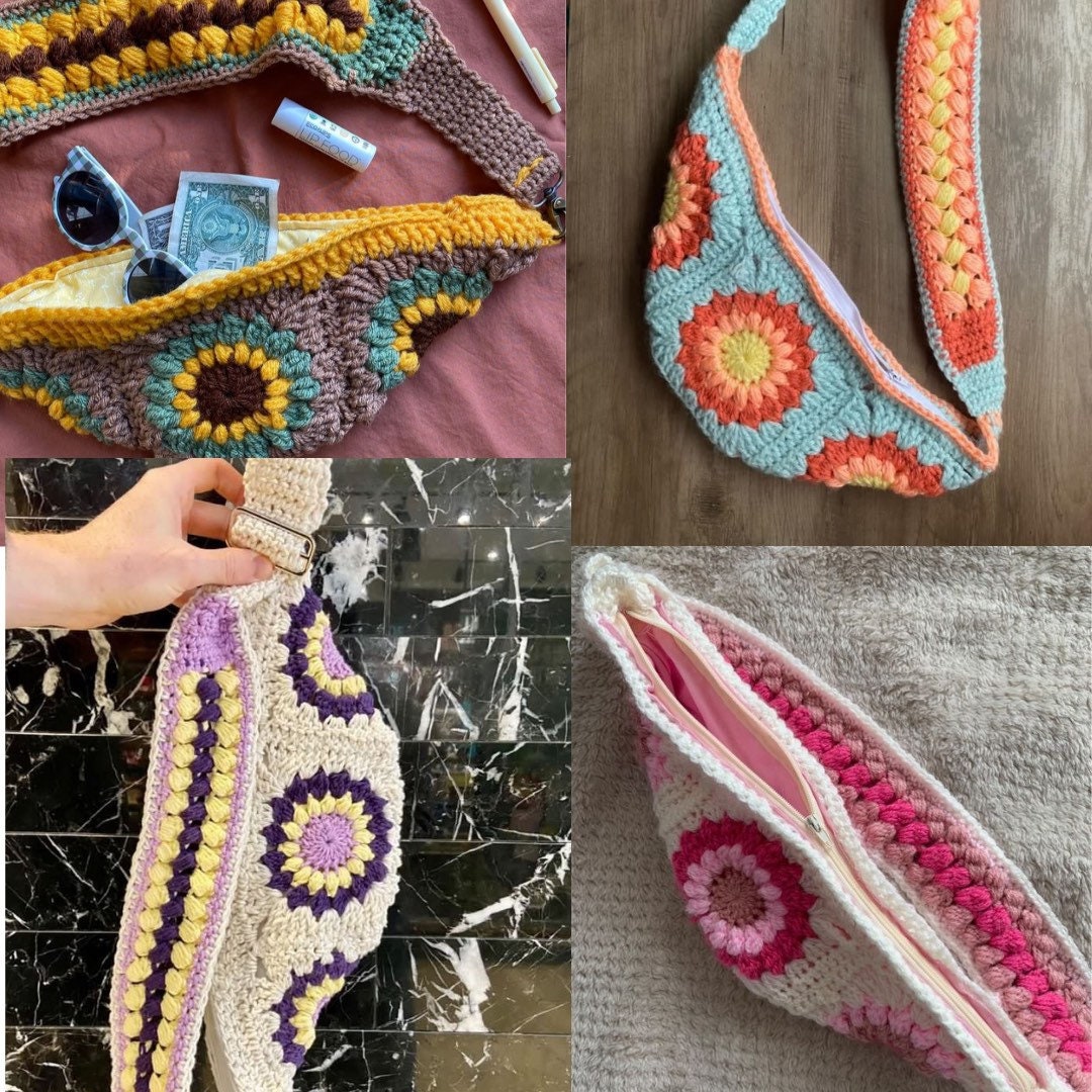 Sunny Daze Crossbody Crochet PATTERN PDF Sunflower - Etsy UK