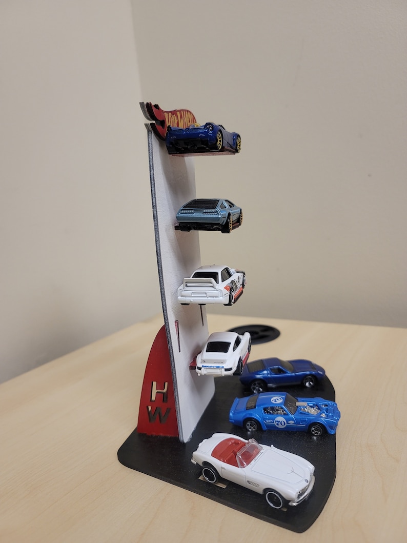 Hot Wheels Desk Display 7 Car Diecast - SVG DXF PDF - Descarga digital ...