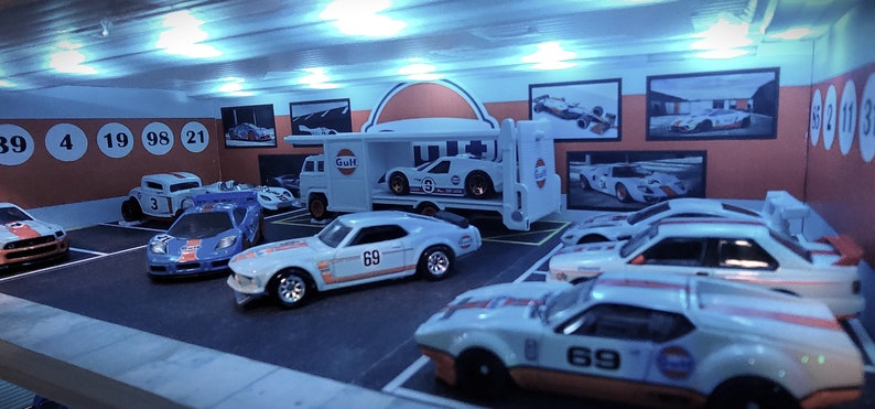 Print & Play - Gulf Oil Diorama 1/64 Scale - DIY Project - Etsy