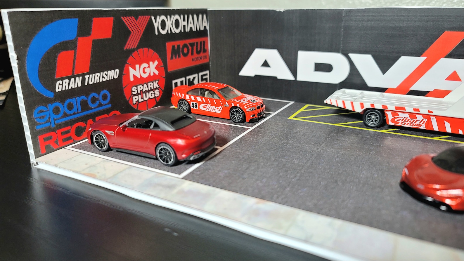 Print & Play - Advan Racing Diorama 1/64 Scale - DIY Project - Etsy