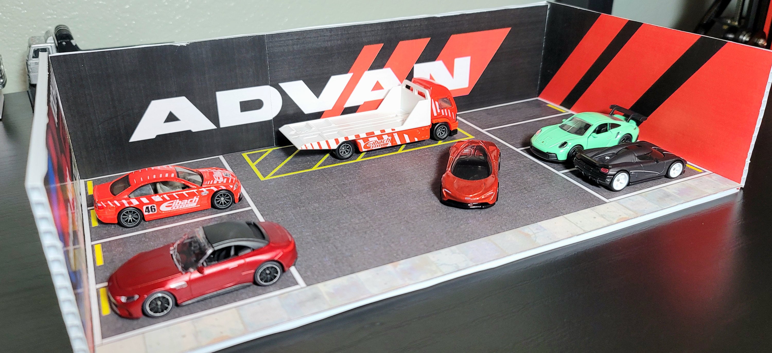 Print & Play - Advan Racing Diorama 1/64 Scale - DIY Project - Etsy
