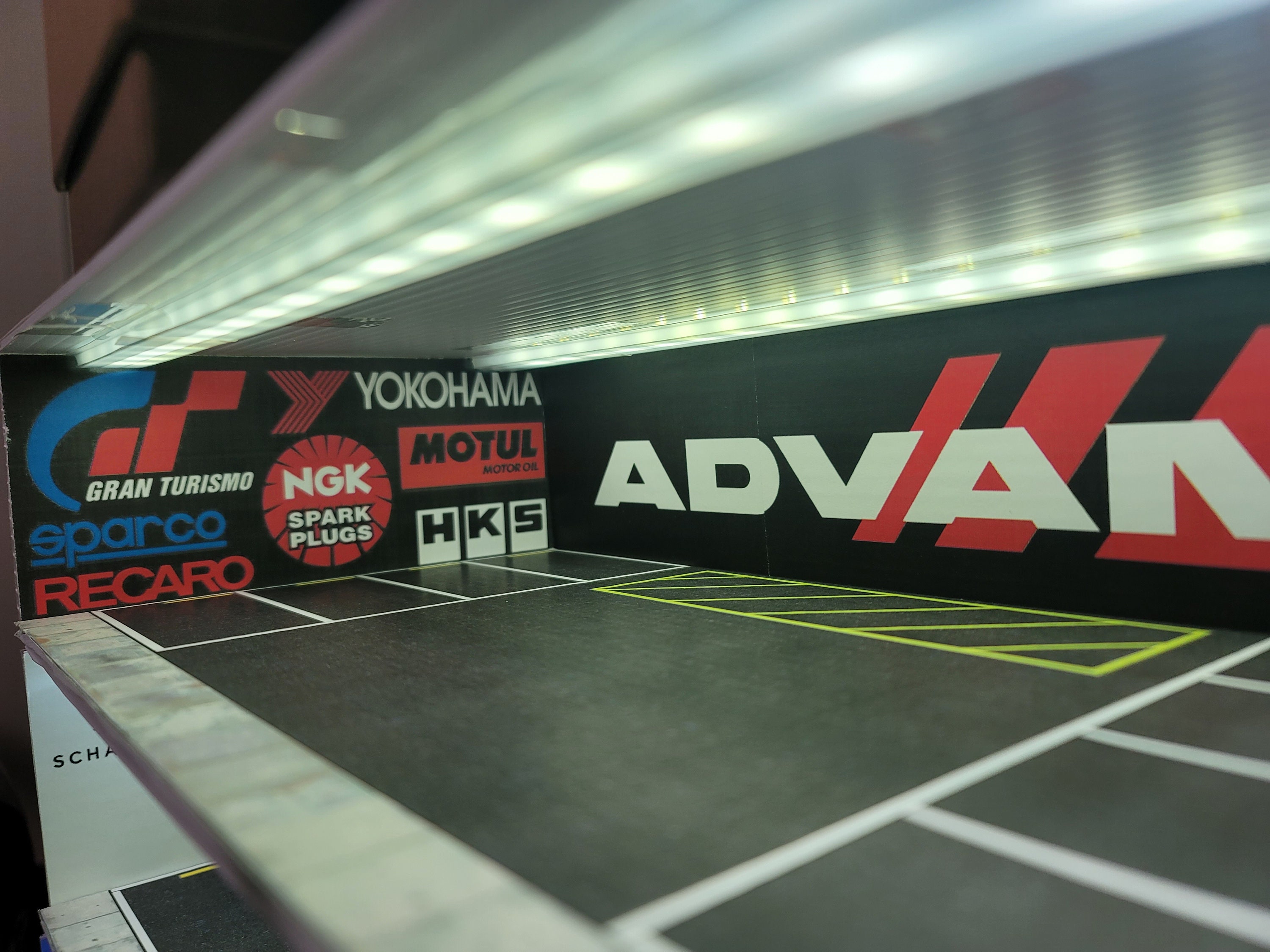 Print & Play - Advan Racing Diorama 1/64 Scale - DIY Project - Etsy