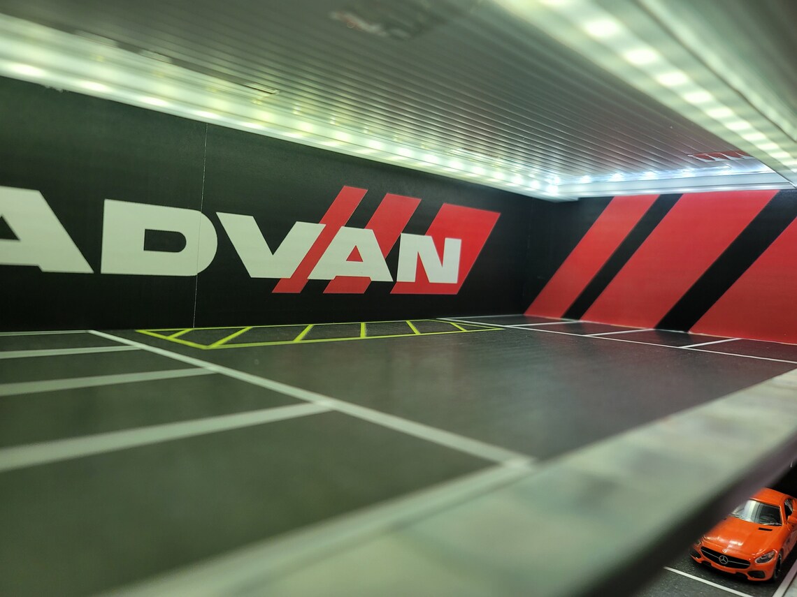 Print & Play - Advan Racing Diorama 1/64 Scale - DIY Project - Etsy