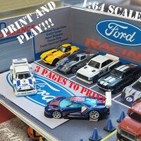 1/64 Scale Auto Showroom Garage Diecast Diorama - Etsy Canada