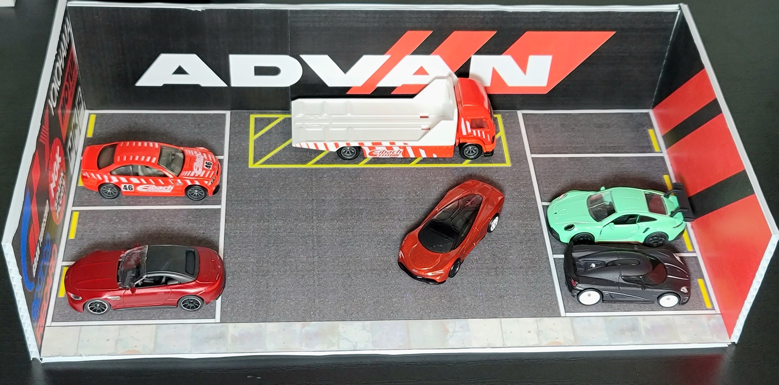 Print & Play - Advan Racing Diorama 1/64 Scale - DIY Project - Etsy